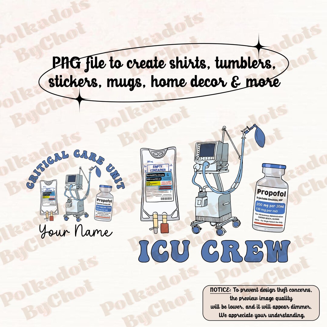 ICU Squad Goals Png, Funny Icu Nurse Png, Critical Care Er Ed Rn ...