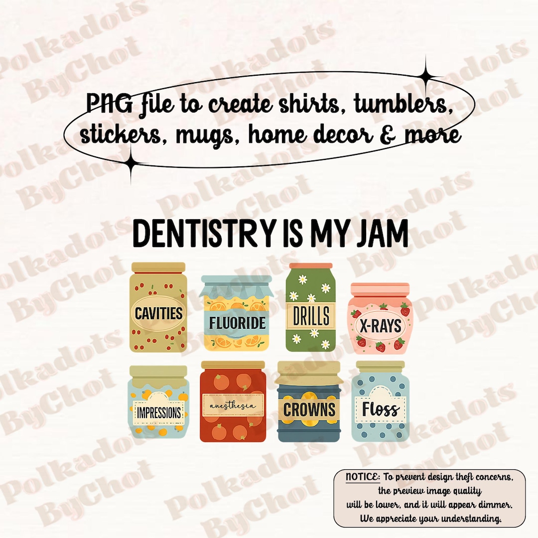 Dentistry is My Jam Png, Dentist Png, Dental Assistant Gift Tooth ...