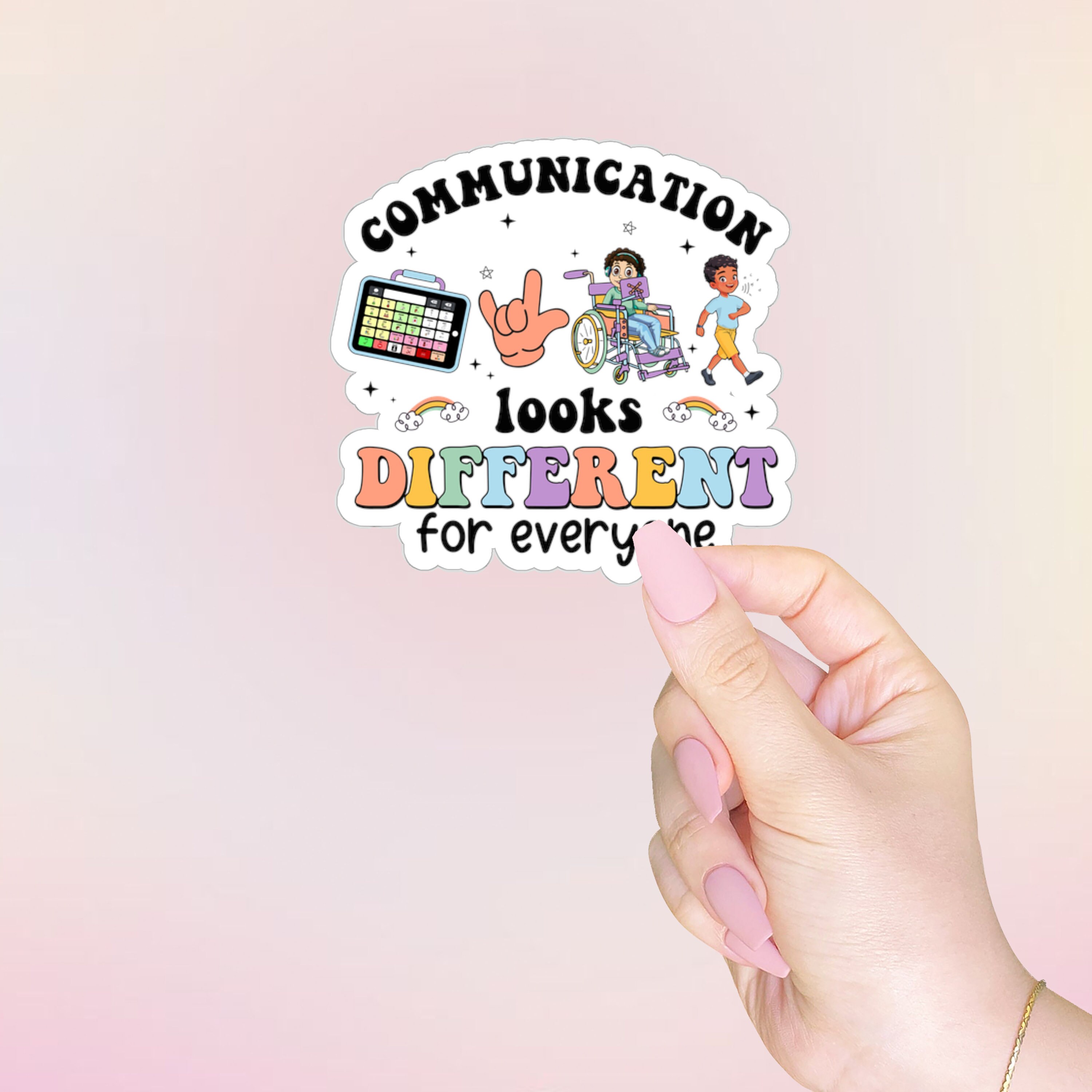 Speech Language Pathologist Sticker, Communication Sticker, SLP Sticker ...