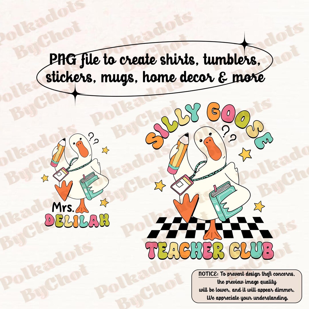 Teacher Png, Silly Goose Teacher Png, Silly Goose Png, Teacher Png ...