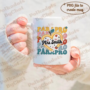 Personalized Paraprofessional Png With Pencil, Paraprofessional Gift ...