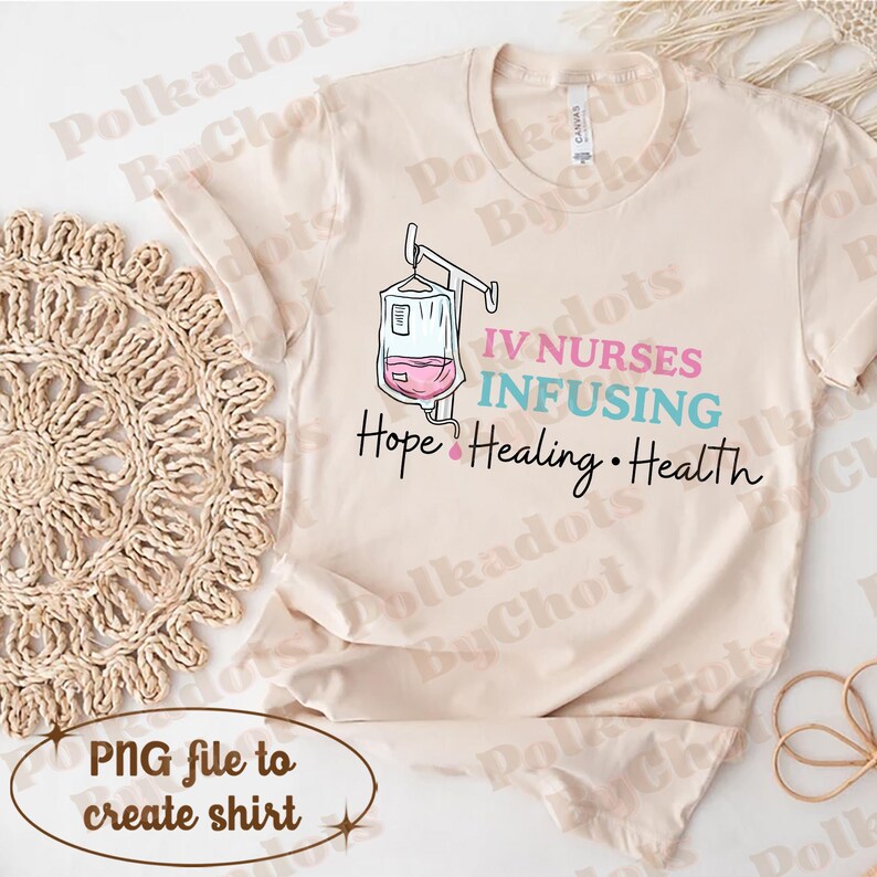 Happy IV Nurses Day Digitals, Hand-drawn Infusion Nurse Appreciation ...