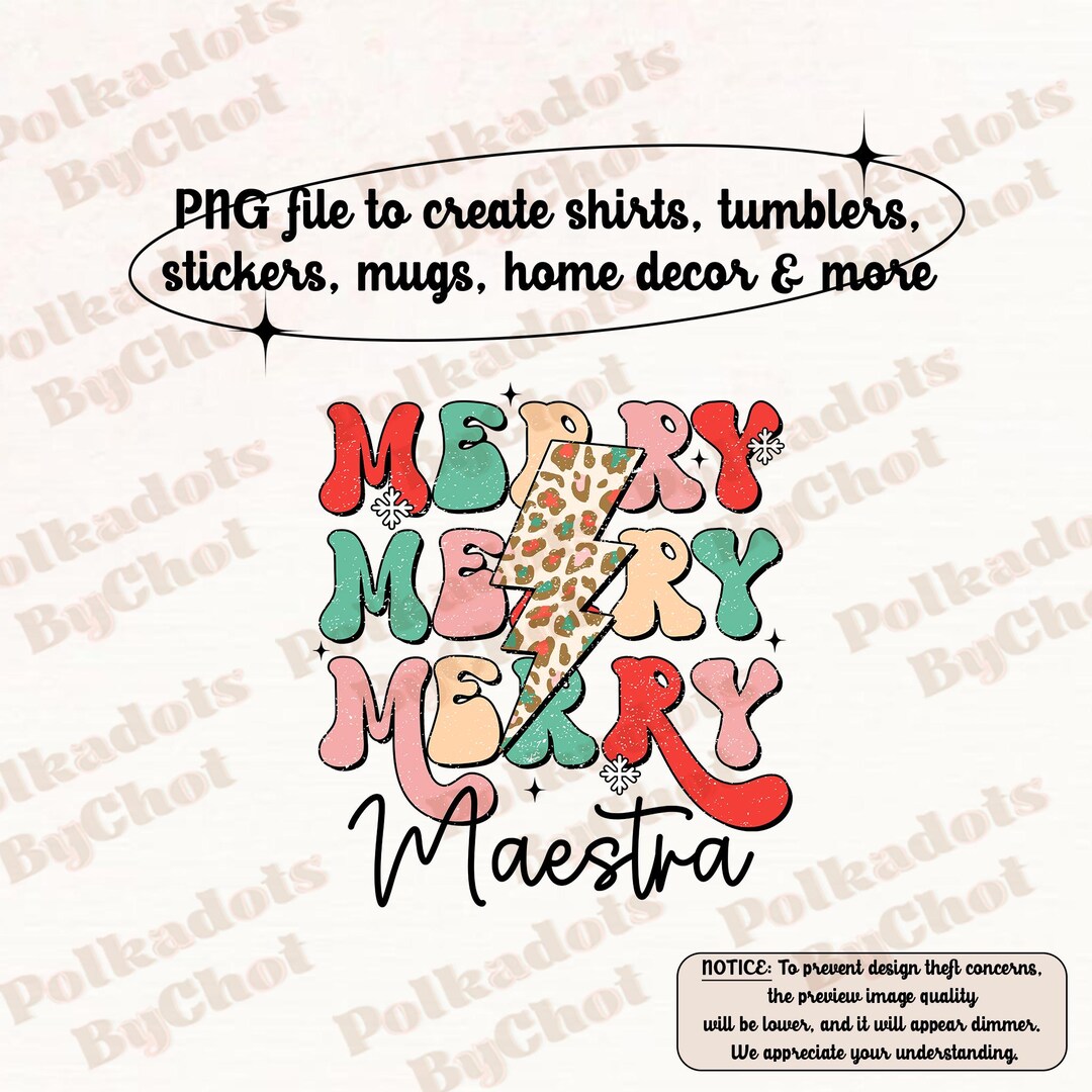 Christmas Maestra Png, Xmas Png for Teacher, Spanish Teacher Png ...