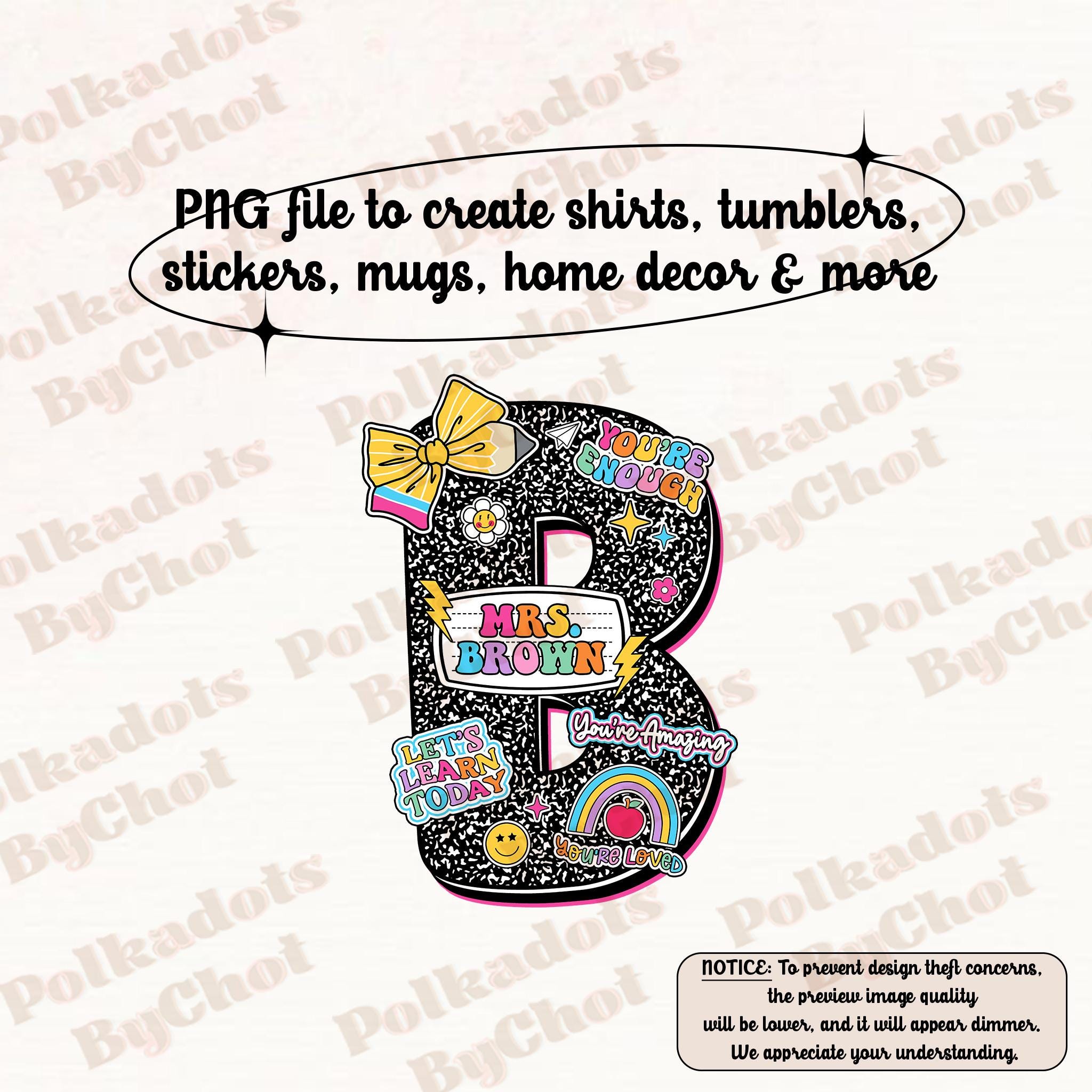 Personalized Teacher Png, Back to School Png, Custom Teacher ...