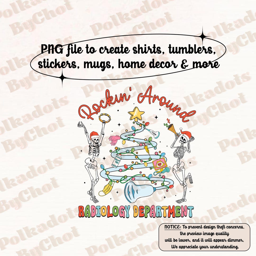 Radiology Christmas Png, Rocking Around Radiology Department, Xray Tech ...