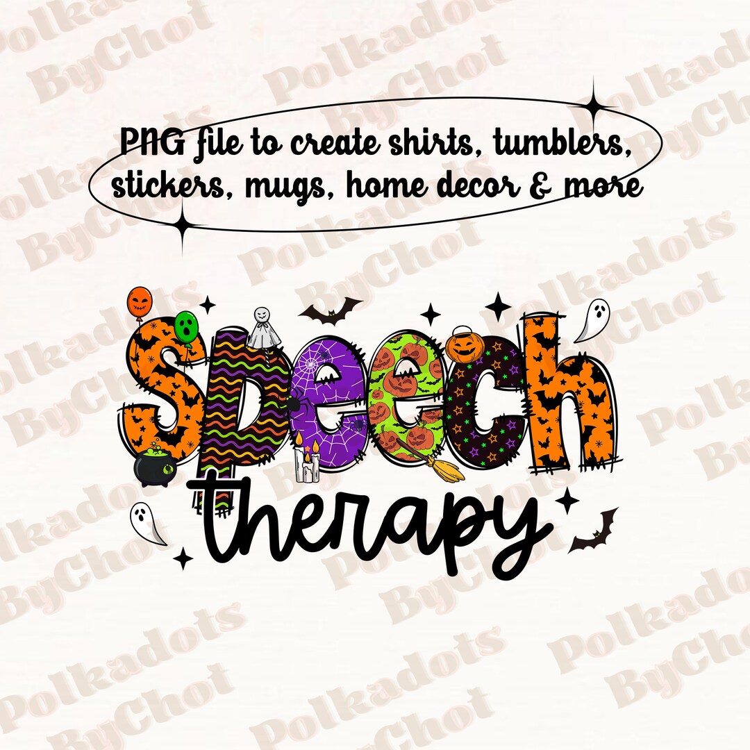 Halloween Speech Therapy Png, Speech Language Pathologist Png, Spooky ...