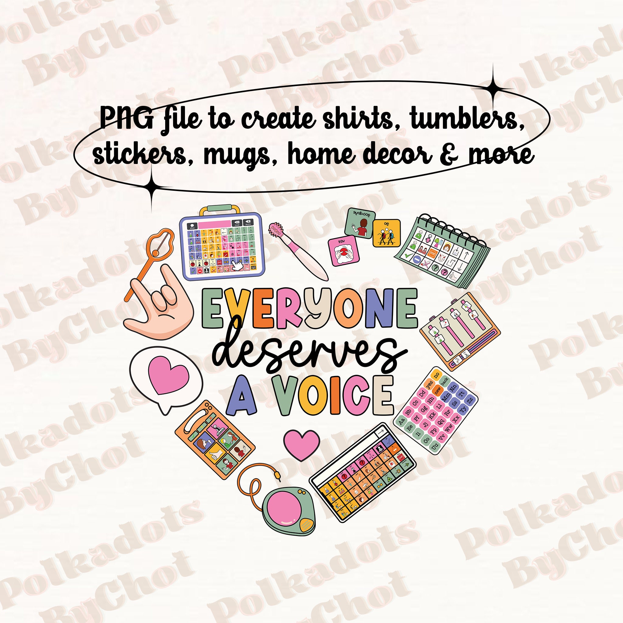 SLP Png Everyone Deserves A Voice Speech Pathologistslpa - Etsy