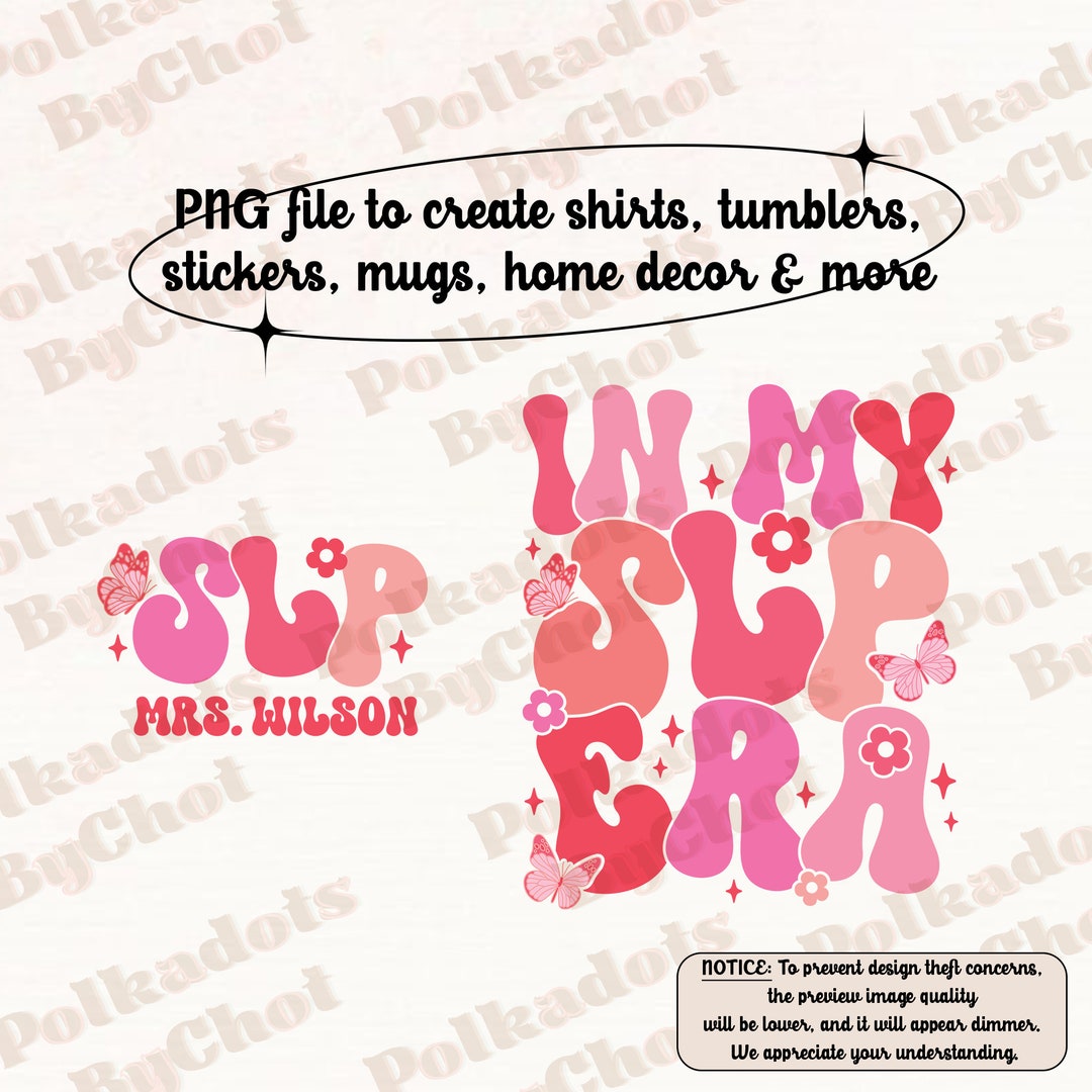 Speech Therapy Png, My SLP Era Png, Speech Therapy Gift, Speech Therapy ...