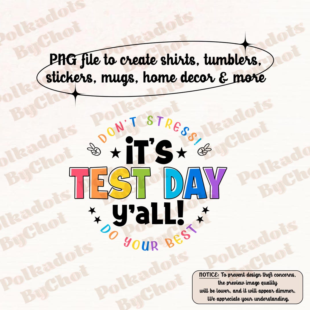 Teacher Png Test Day, Test Day Png, It's Test Day Y'all Png, State Test ...