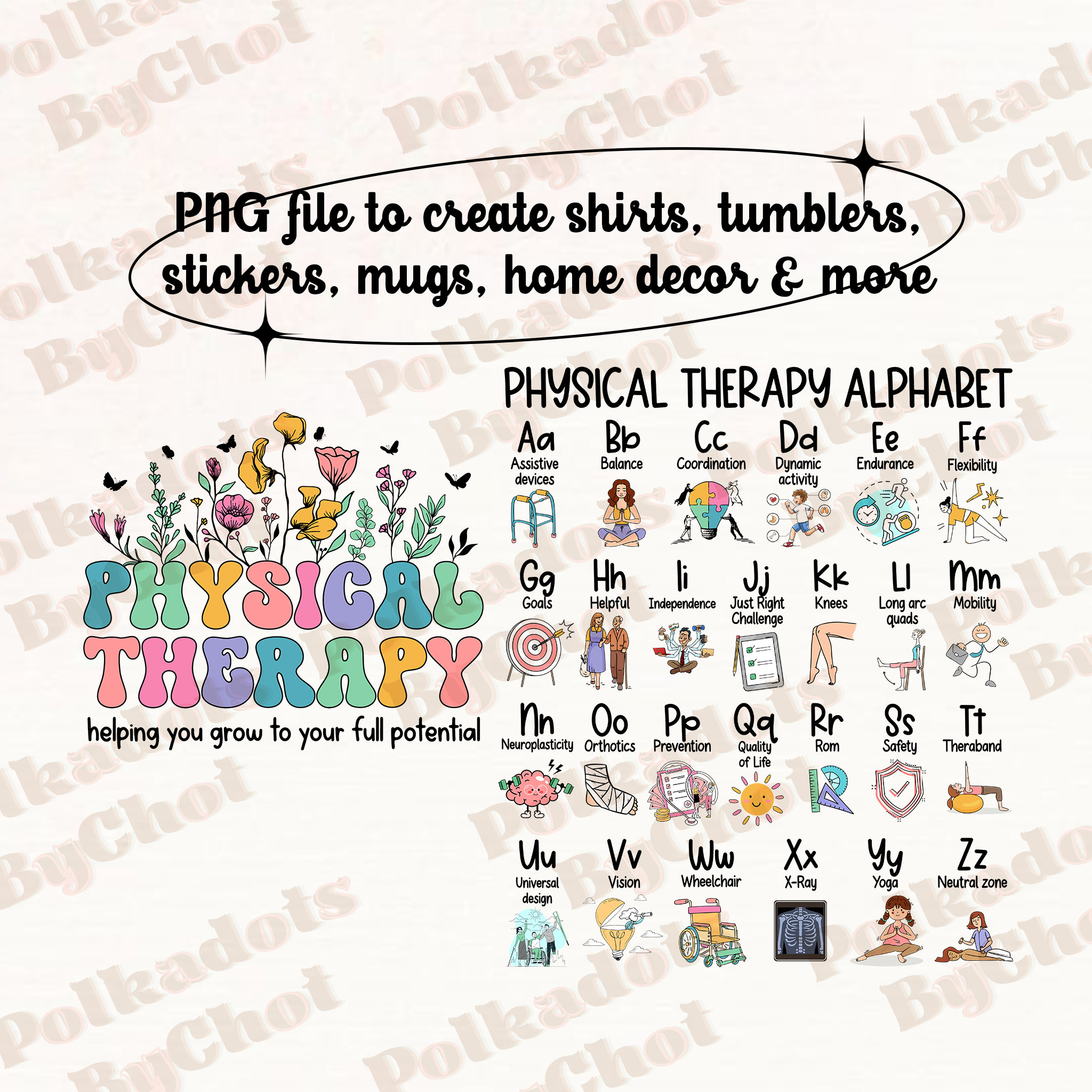 Fisioterapia PNG Fisioterapia Alfabeto Png Fisioterapeuta - Etsy México