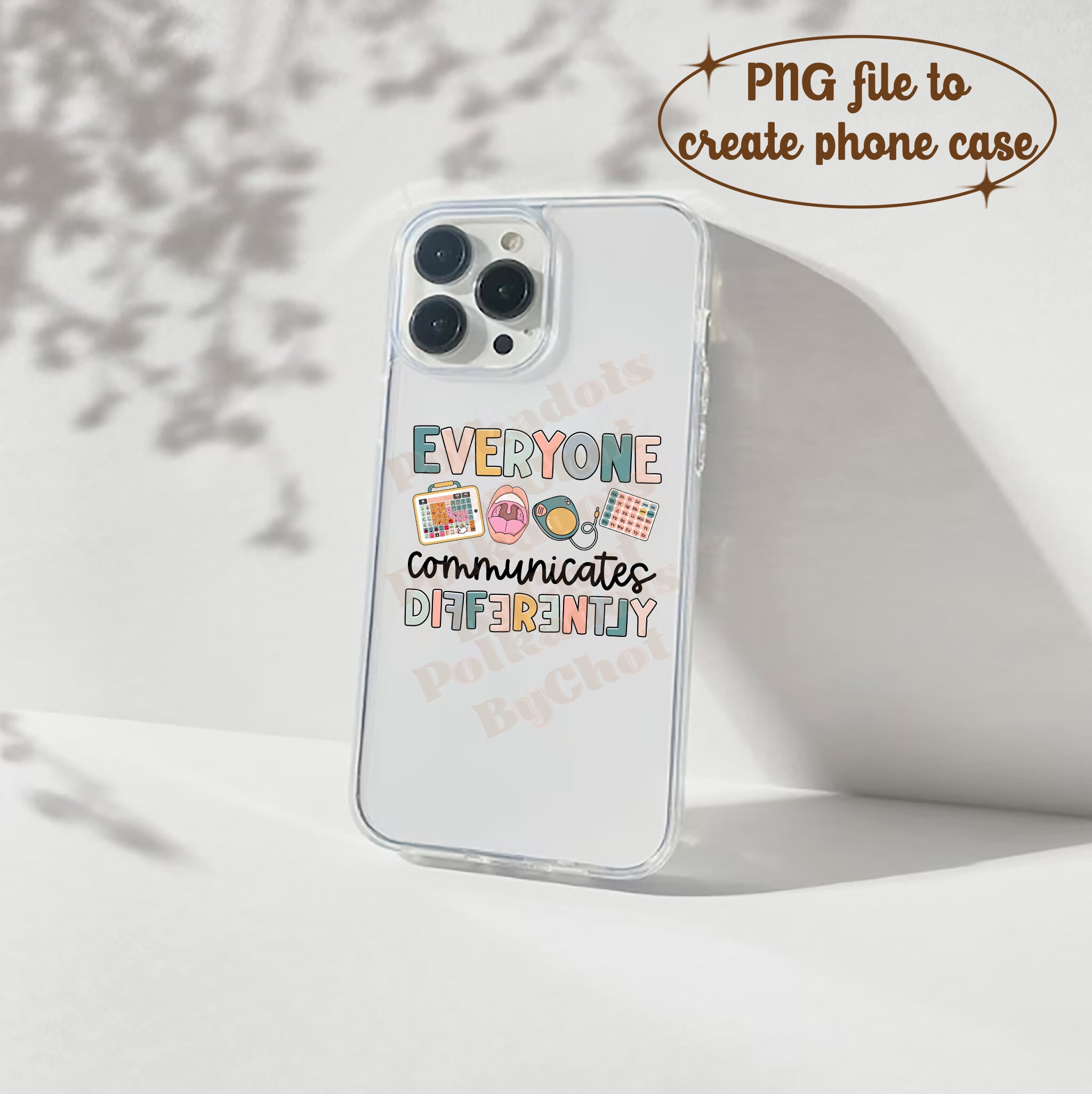 Everyone Communicate Differently PNG Speech Therapy Speech - Etsy