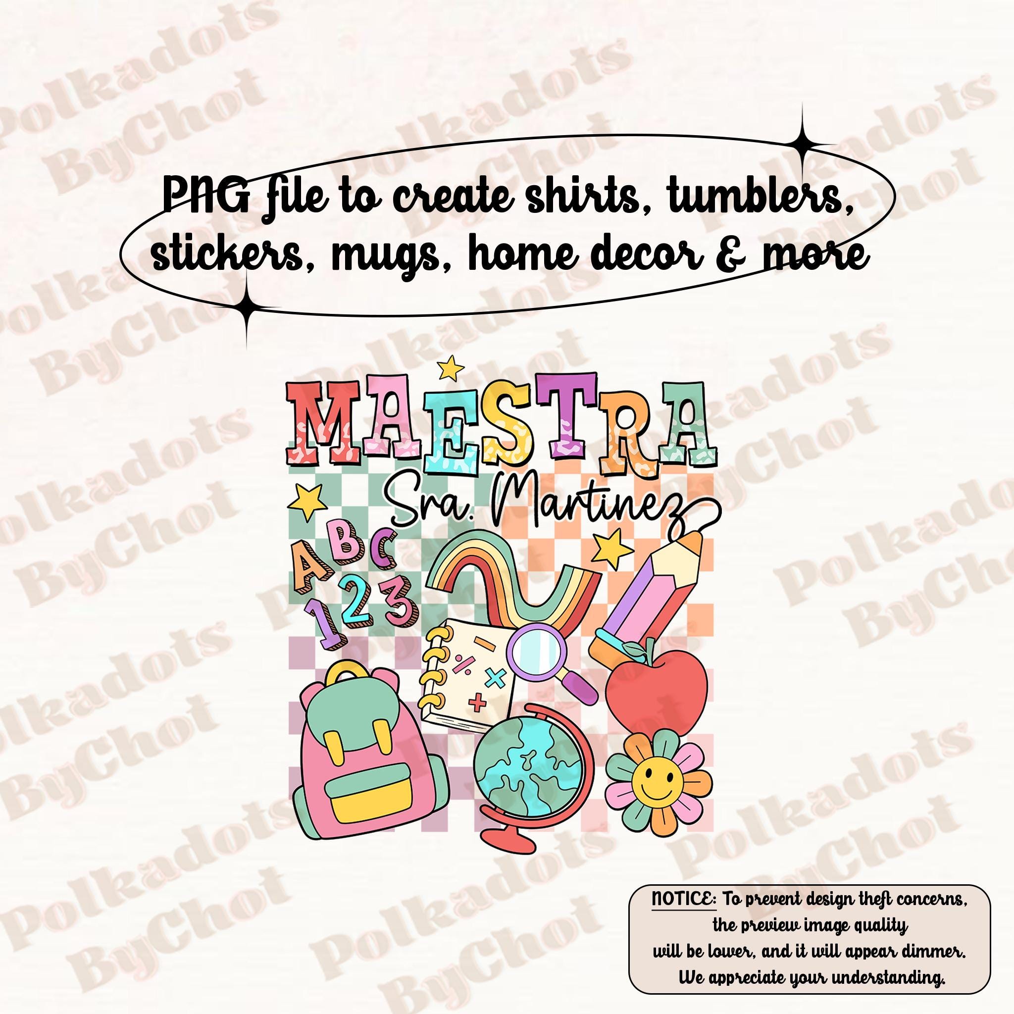 Maestra Png, My Maestra Era Png, Spanish Teacher Sweapng, Bilingual ...