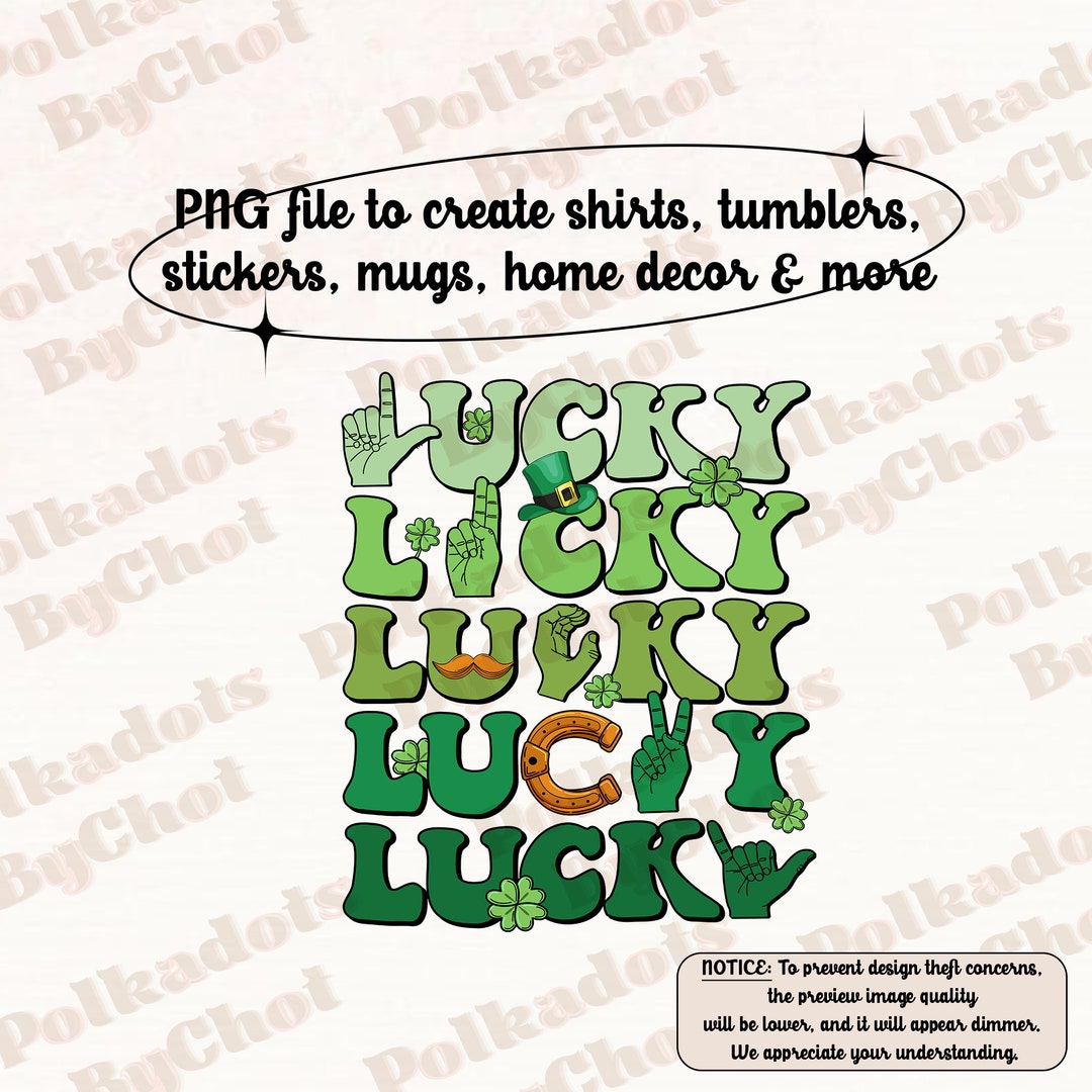 ASL St. Patrick Png, Lucky Sign Language Png, American Sign Language ...