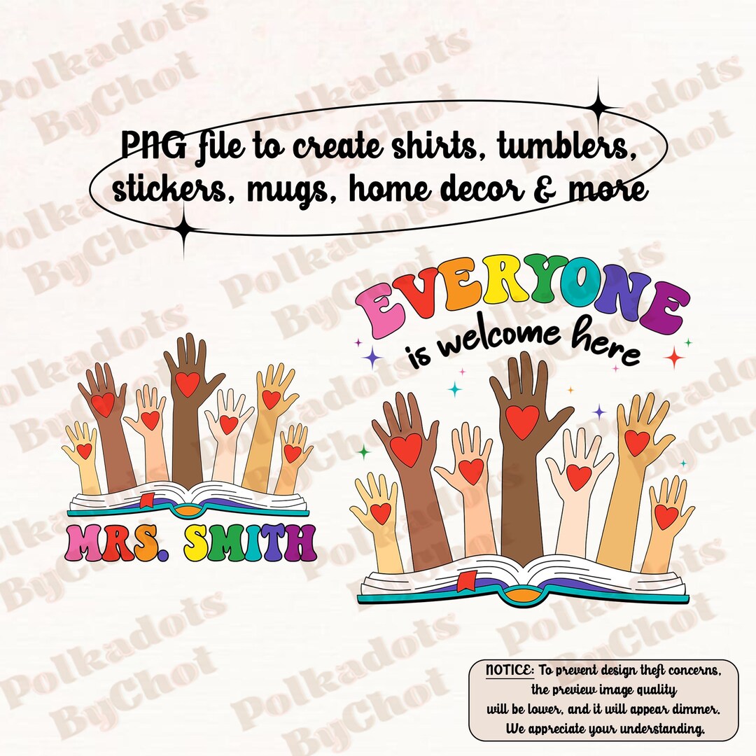 Teacher Png Everyone is Welcome Here Png, Inclusion Png, Idaho Teacher ...