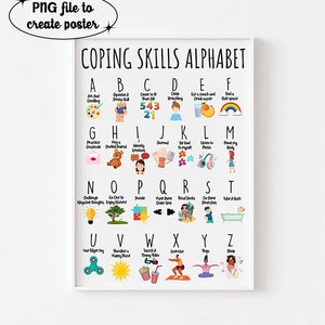Coping Skills Alphabet PNG, Mental Health Matters Png, Psychologist Png ...