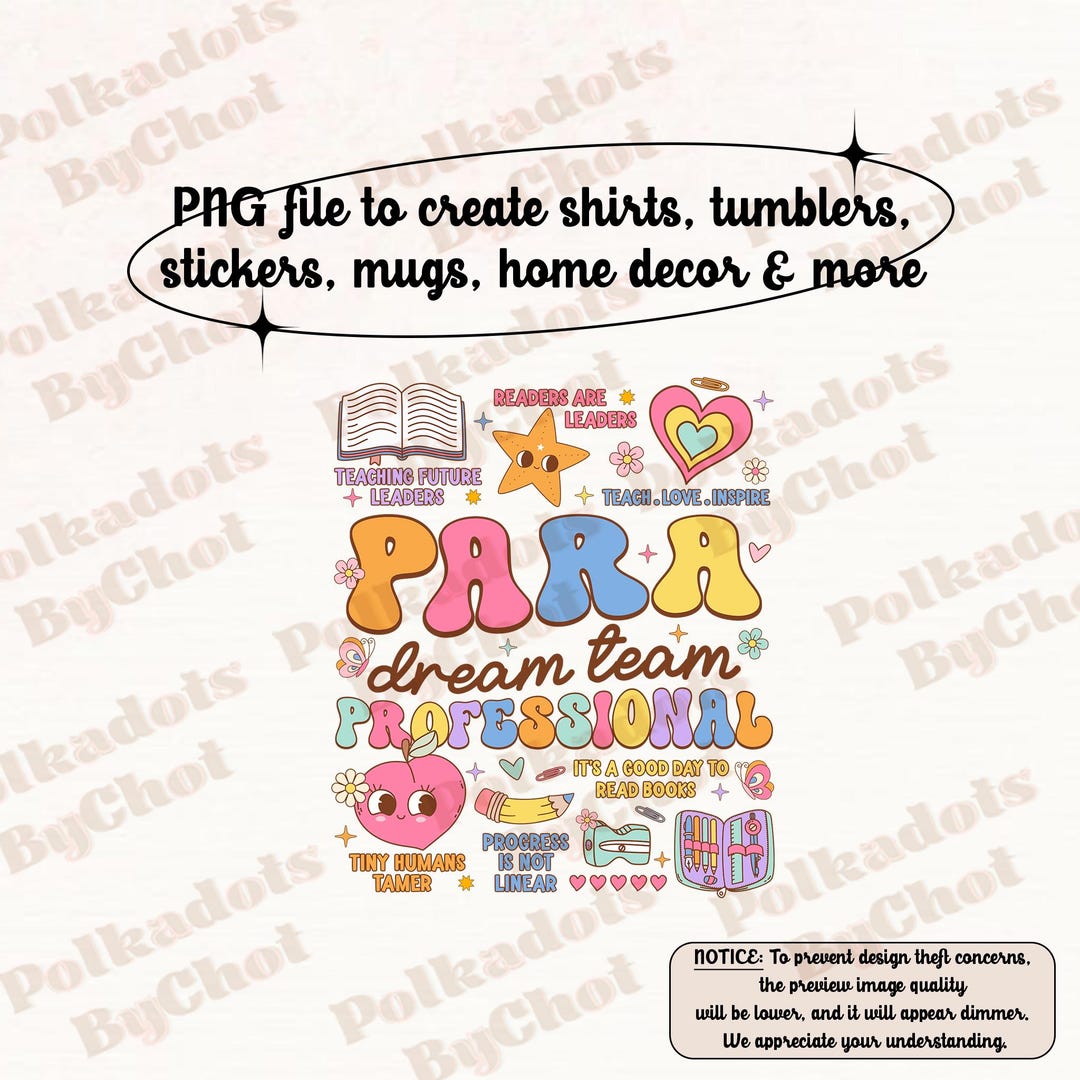 Paraprofessional Png, Personalized Para Png, Teacher Aide Png, Para Png ...