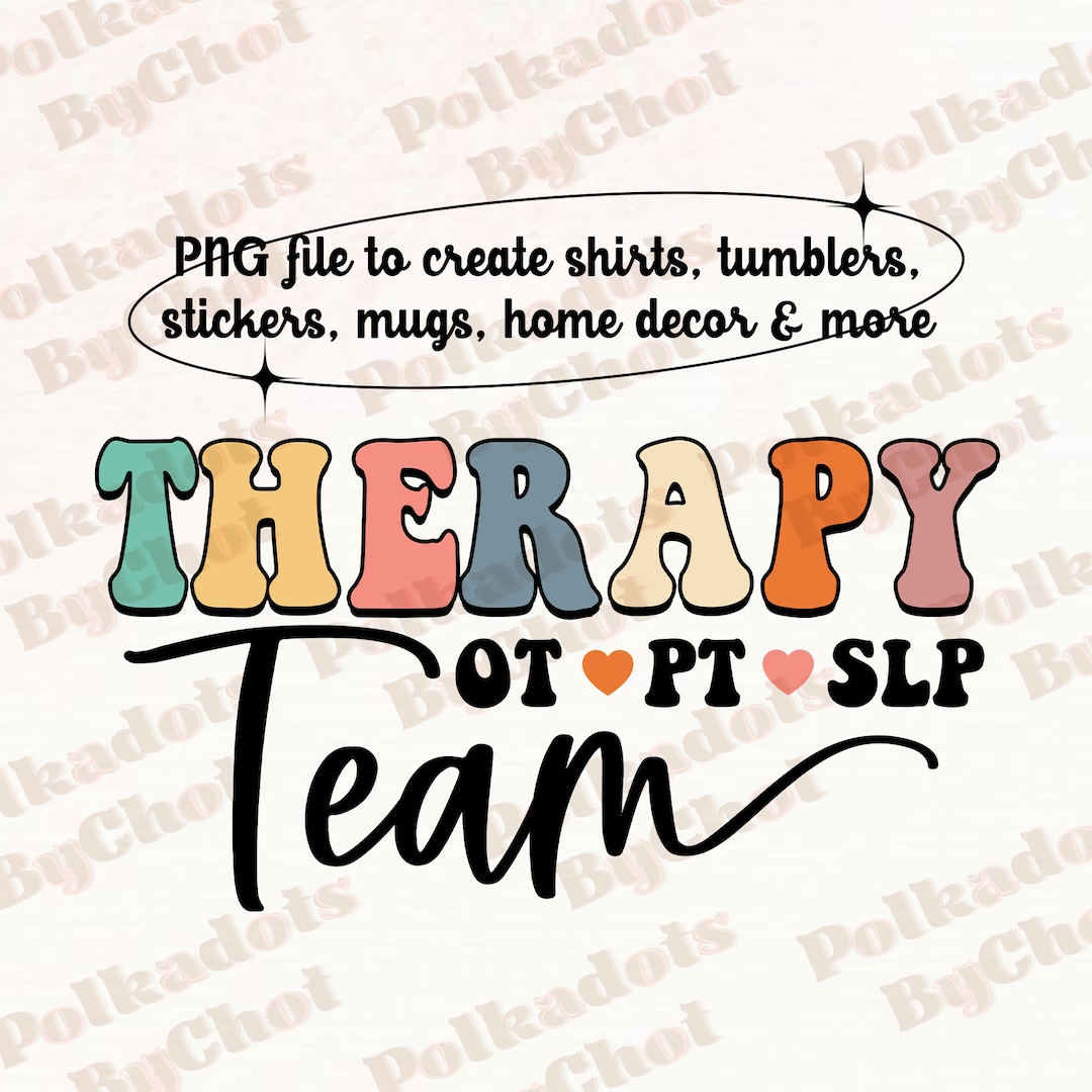 Therapy Team Png, SLP OT PT, Speech Language Pathologist, Occupational ...