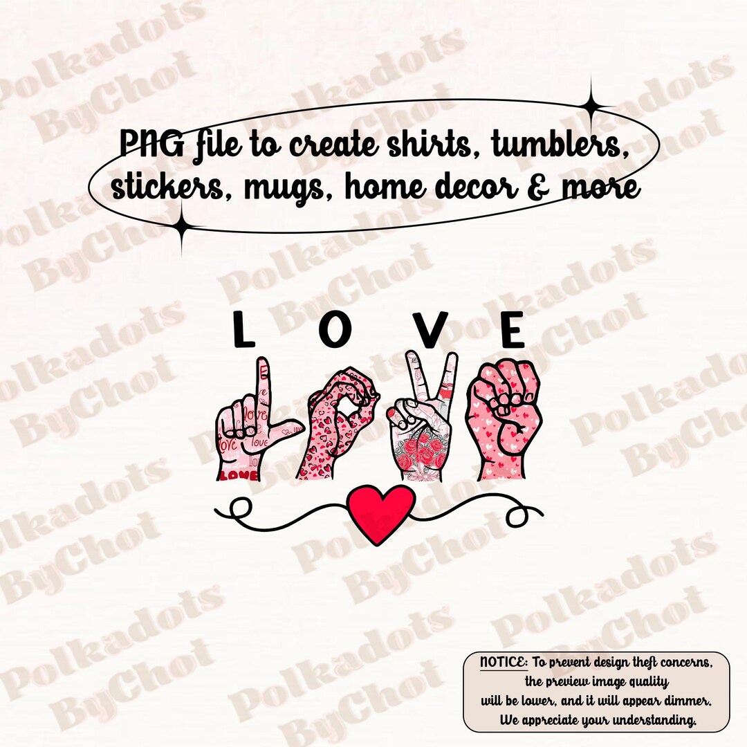 Sign Language Png, Love Sign Language Png, ASL Valentine Png, American ...