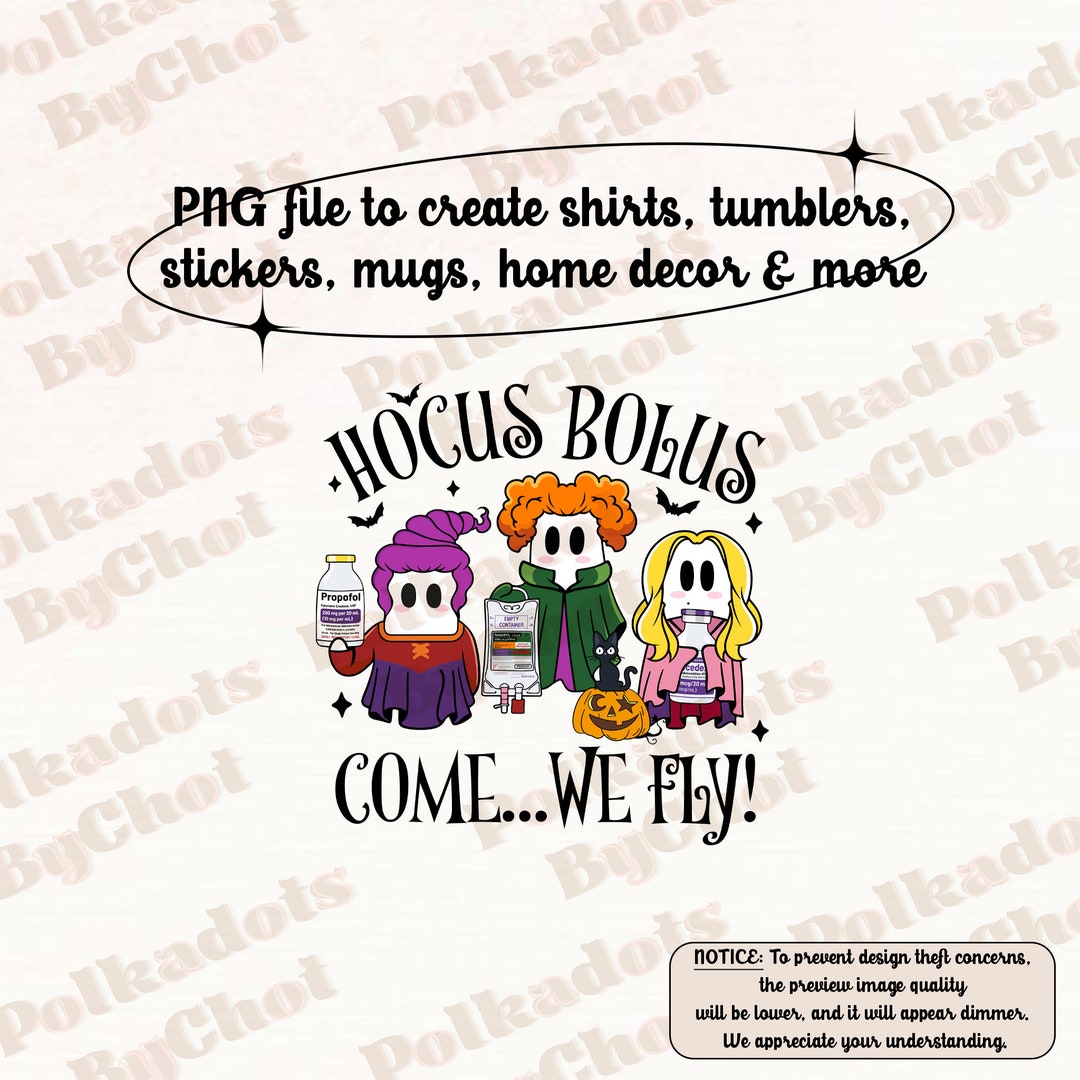 Halloween Nurse Png, Hocus Bolus Png, Halloween ICU Nurse Png ...