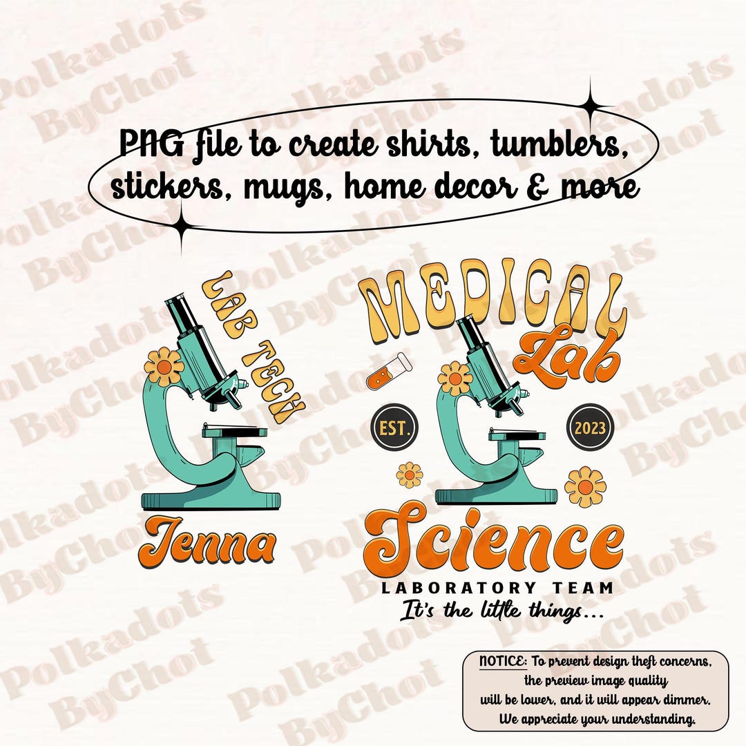 Personalized Lab Technician Png, Medical Lab Science Png, Lab Week ...