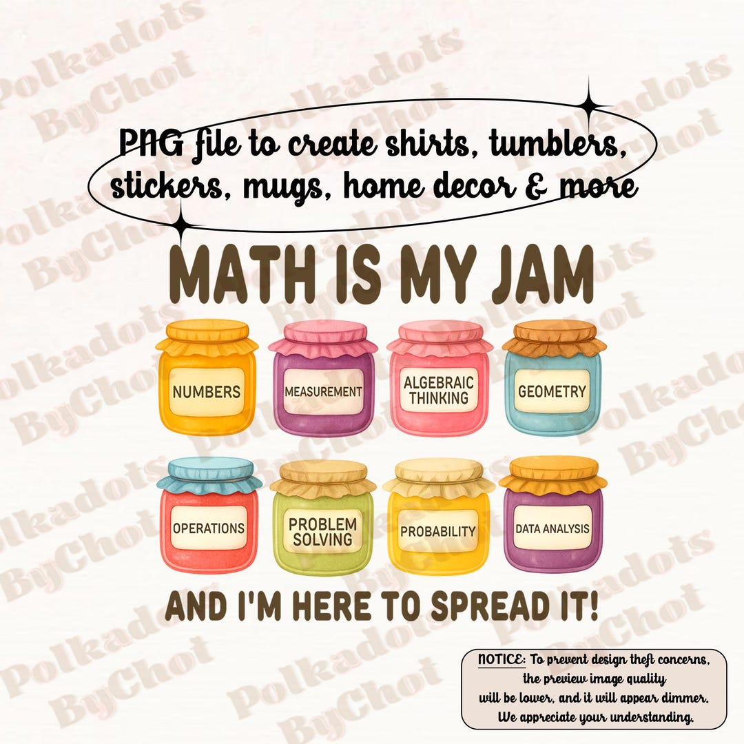 Math Teacher Png, Math Lover Png, Math Teacher Gifts, Math is My Jam ...