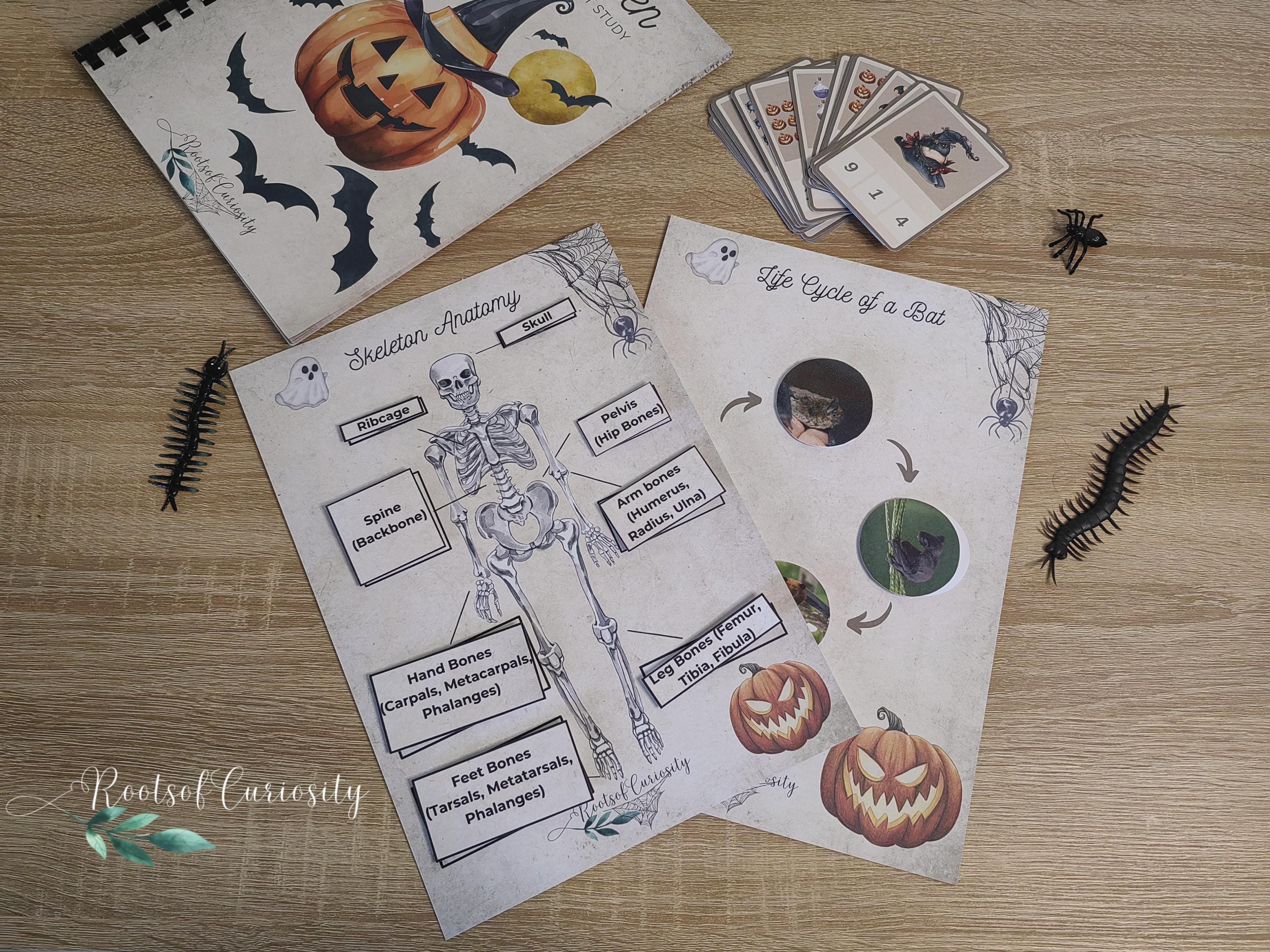 Halloween Unit Study - Spooky Study for Kids, Autumn Season, Homeschool ...