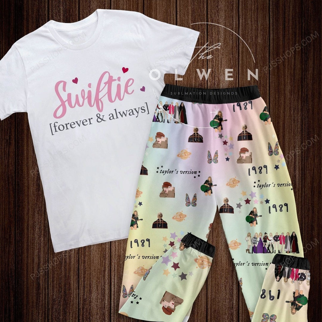 Little Swiftie Pajamas, Flower Taylor Girls Pajamas, First Concert ...