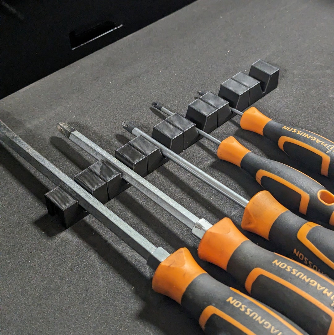Magnetic Screwdriver Holder - Mechanic Toolbox Drawer Organiser - Etsy ...