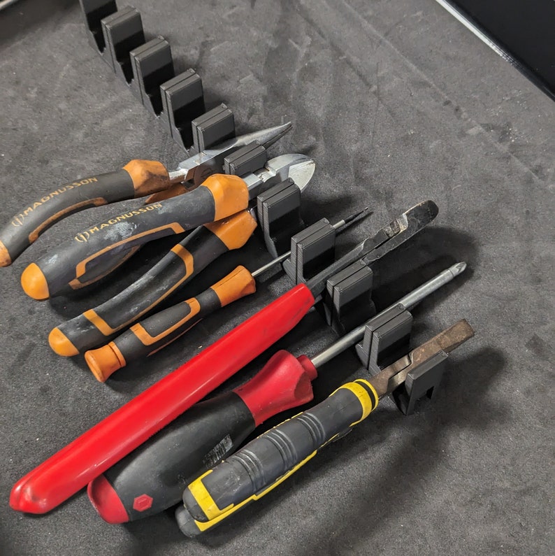 Magnetic Pliers Screwdriver Holder - Mechanic Toolbox Drawer Organiser ...