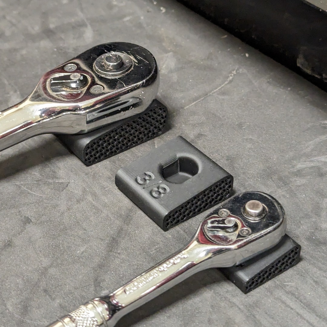 Magnetic Ratchet Holder - Socket Wrench - Mechanic Toolbox Drawer ...