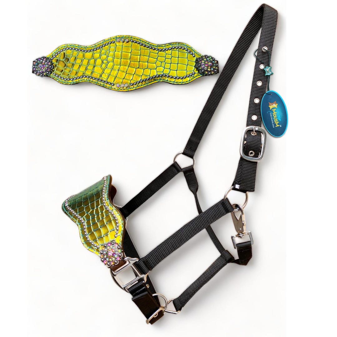 Genuine Argentina Cow Leather Bronc Halter for Horses, Bronc Halter ...