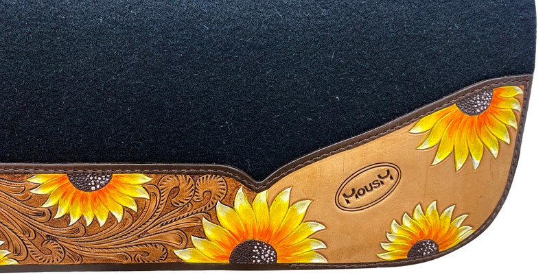 Leather Saddle Pad Western Saddle Pad for Horse horse Tack - Etsy