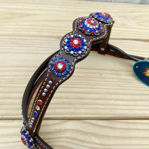 Handmade Leather Headstall and Breast Collar Set for the Horse, Western ...