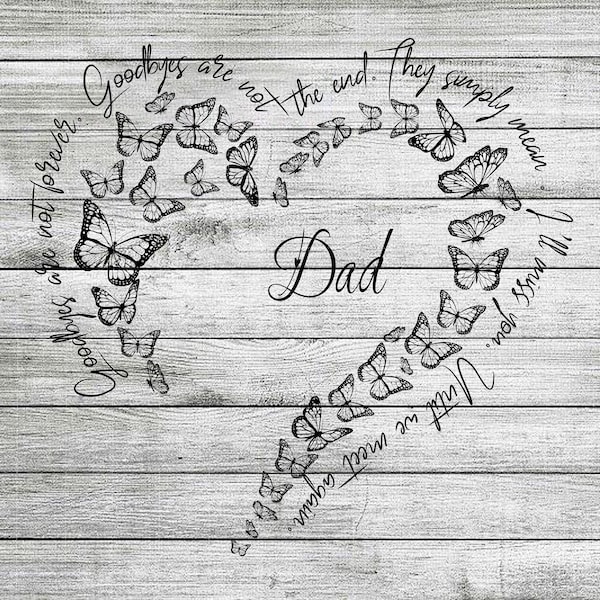 Dad Memorial Svg - Etsy