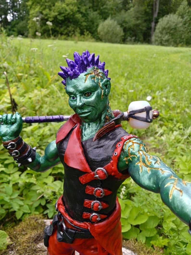 Earth Genasi Barbarian Ashton Greymoore Character From 3rd - Etsy