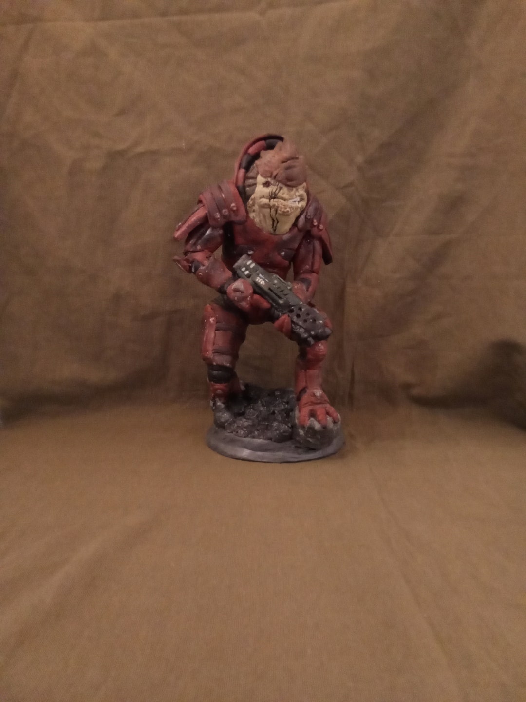 Urdnot Wrex Krogan From Mass Effect Franchise Handmade - Etsy
