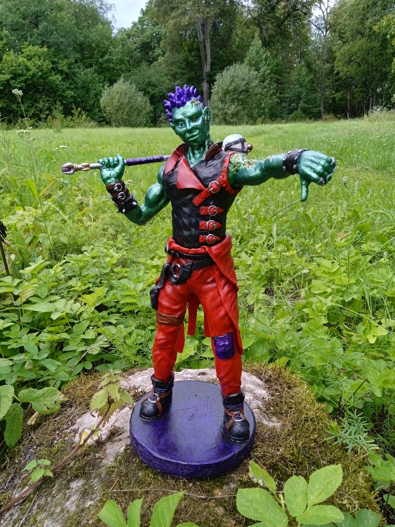 Earth Genasi Barbarian Ashton Greymoore Character From 3rd - Etsy