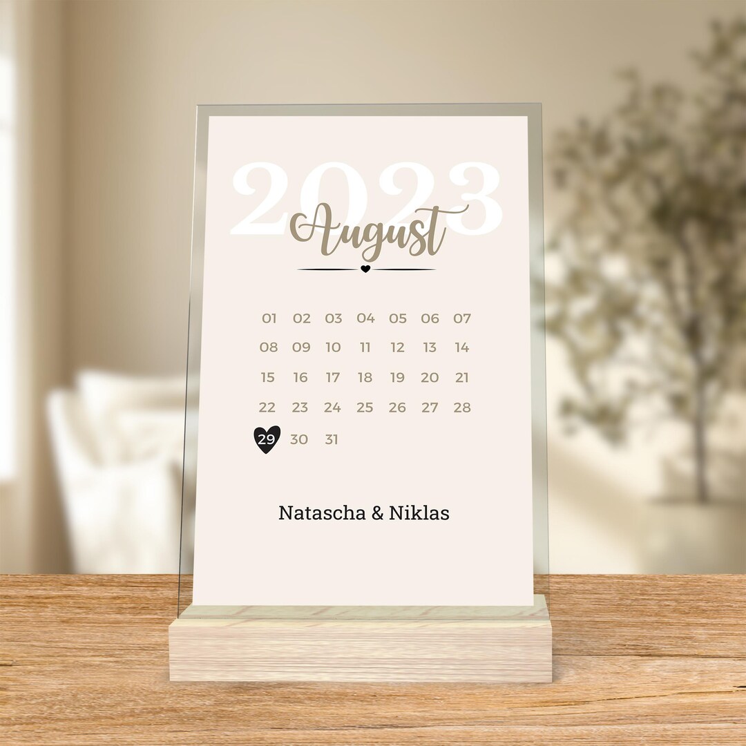 First Date, Picture From First Meeting - Personalized Anniversary Gift ...