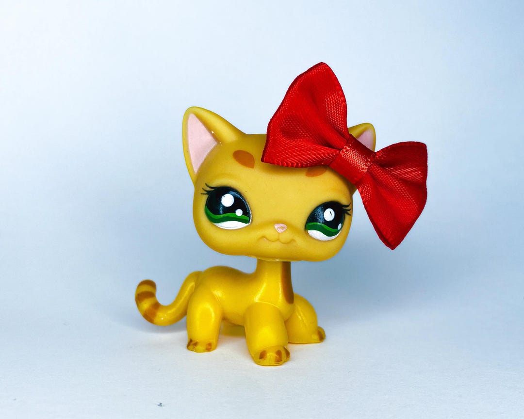 LPS Shorthair Cat Authentic Littlest Pet Shop Hasbro 1377 - Etsy