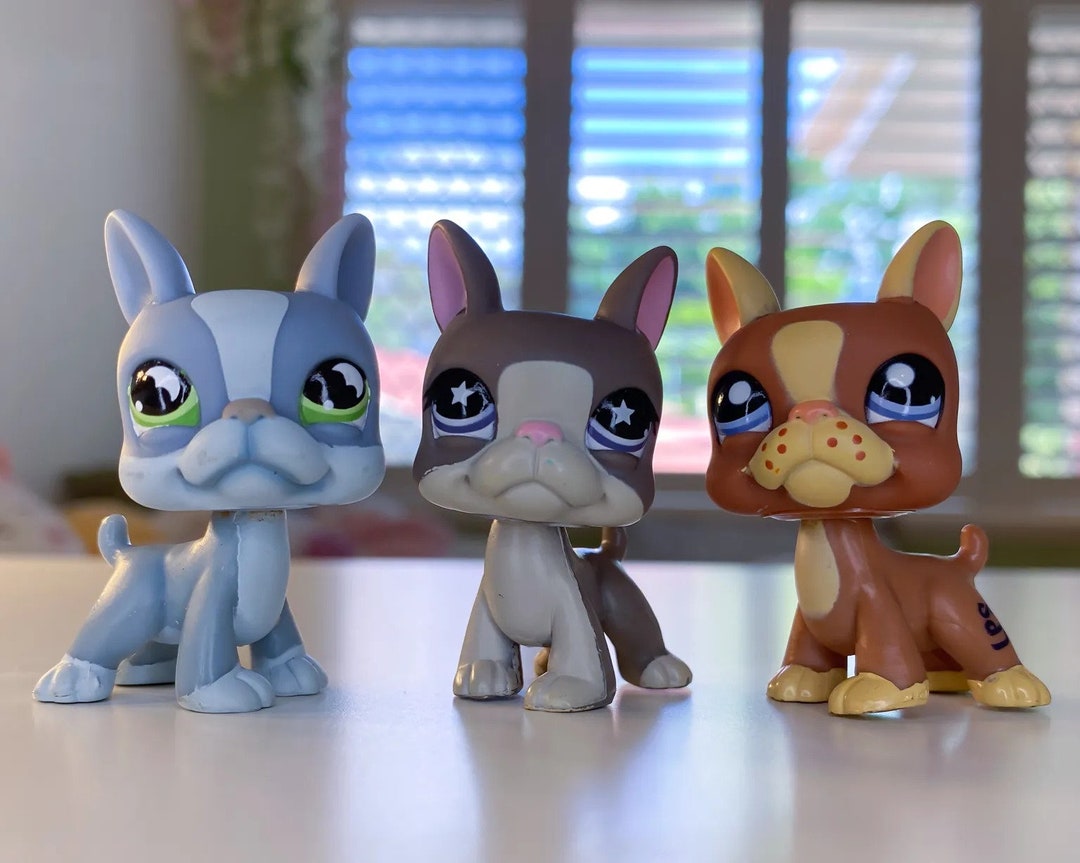 Pick-a-pet Littlest Pet Shop Authentic LPS Boston Terriers - Etsy