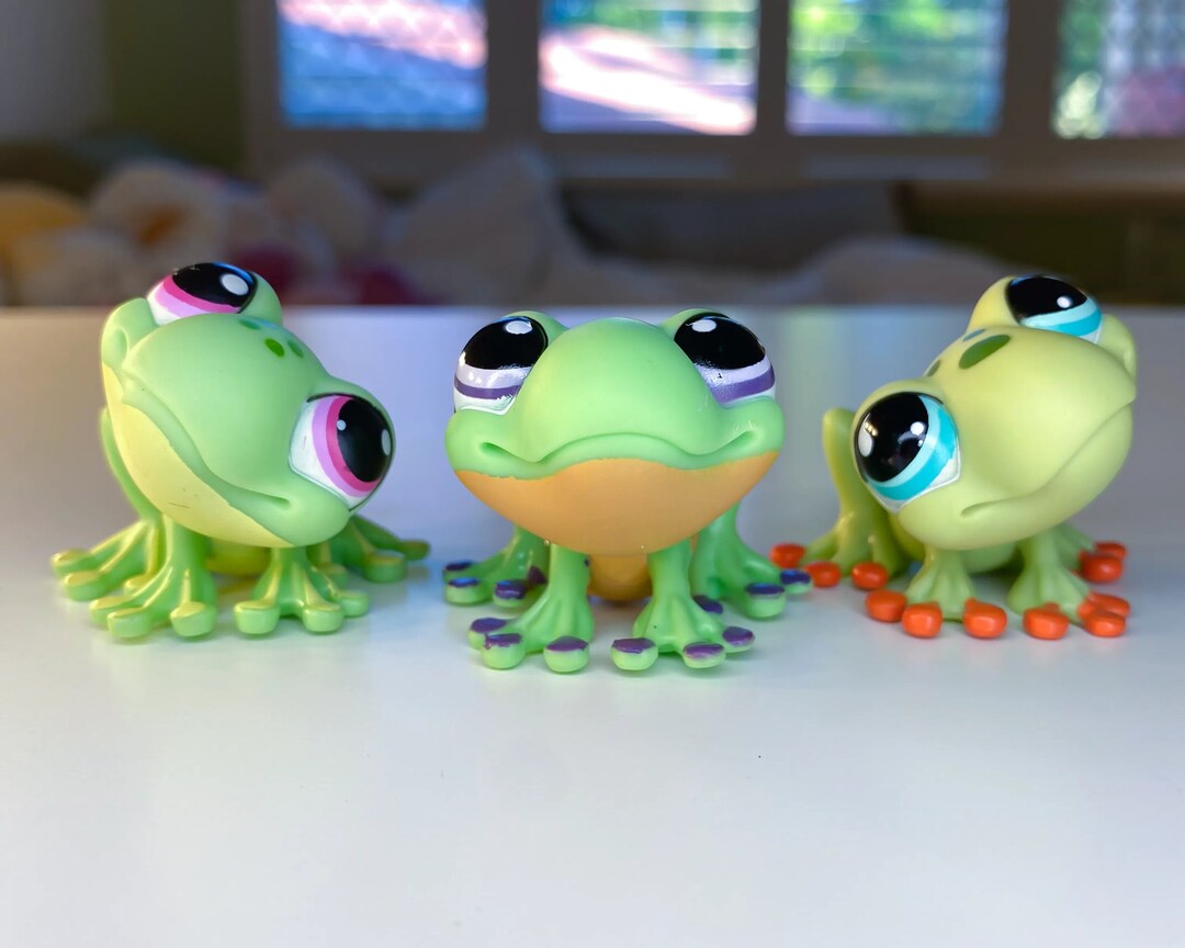 Pick-a-pet Littlest Pet Shop Authentic LPS Frogs - Etsy