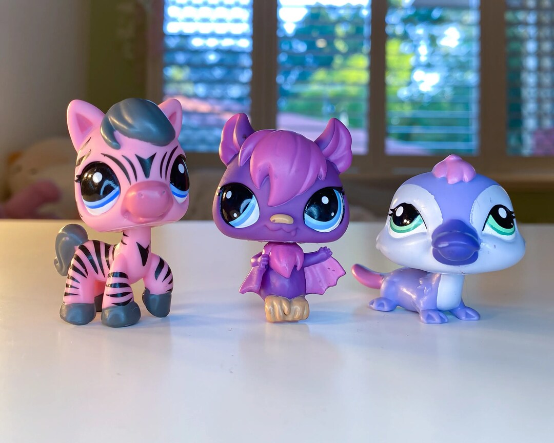 Pick-a-pet Littlest Pet Shop Authentic LPS Zebra Bat Platypus - Etsy
