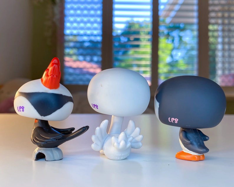 Pick-a-pet Littlest Pet Shop Authentic LPS Swan Puffin Woodpecker - Etsy