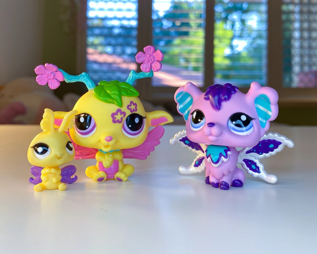 Littlest Pet Shop Authentic LPS Fairy Set 2708, 2837 & 2680. - Etsy