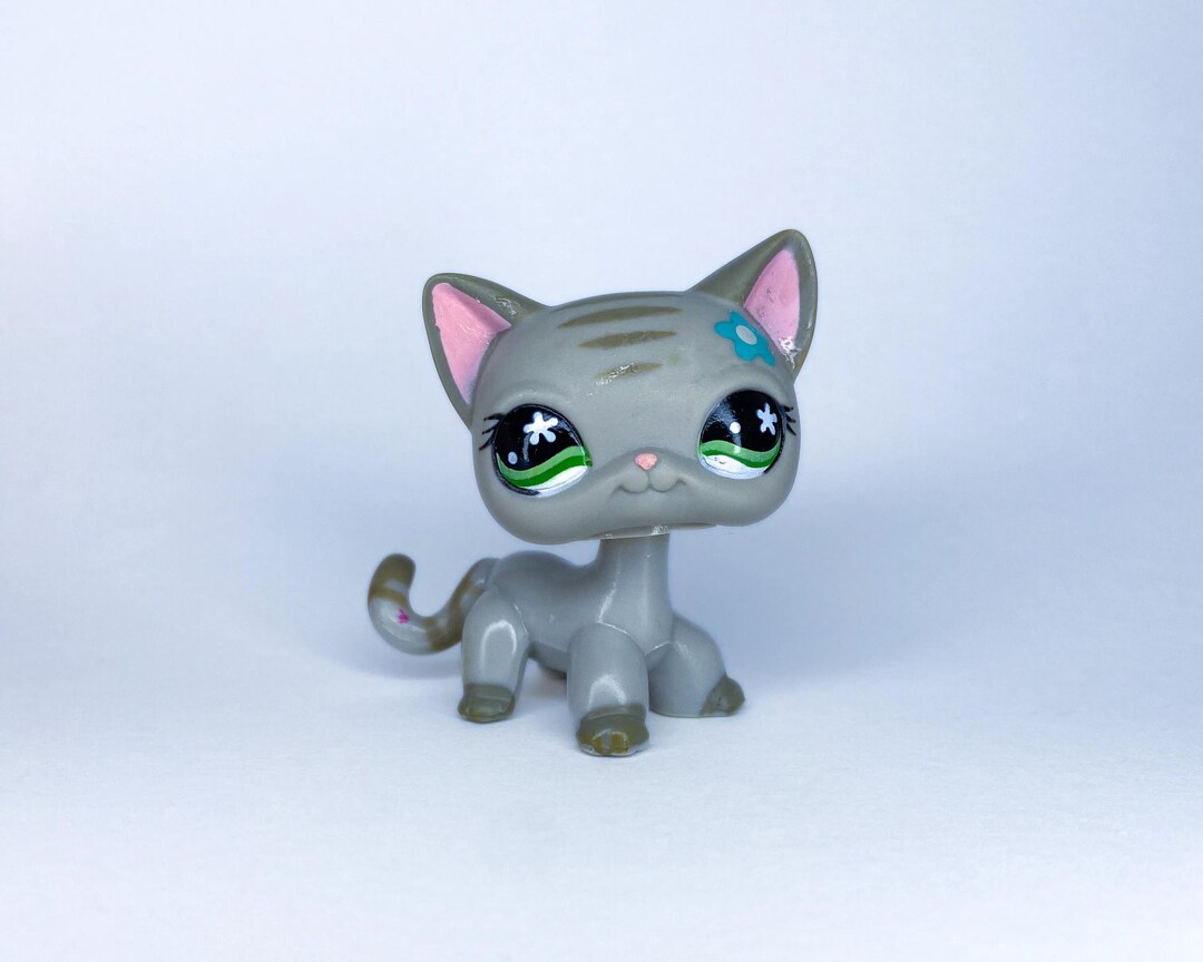 LPS Shorthair Cat Authentic Littlest Pet Shop Hasbro 483 - Etsy