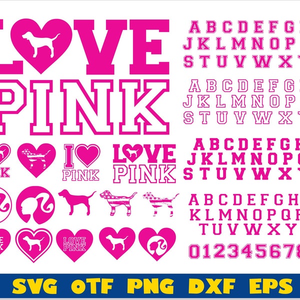 Pink Svg - Etsy