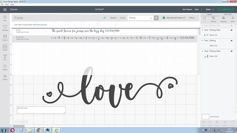 Flirting Font With Hearts Cursive Font Calligraphy Font - Etsy