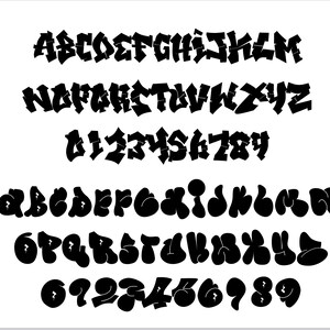25 Graffiti Fonts TTF - Graffiti Font Bundle, Graffiti Letters, Urban ...