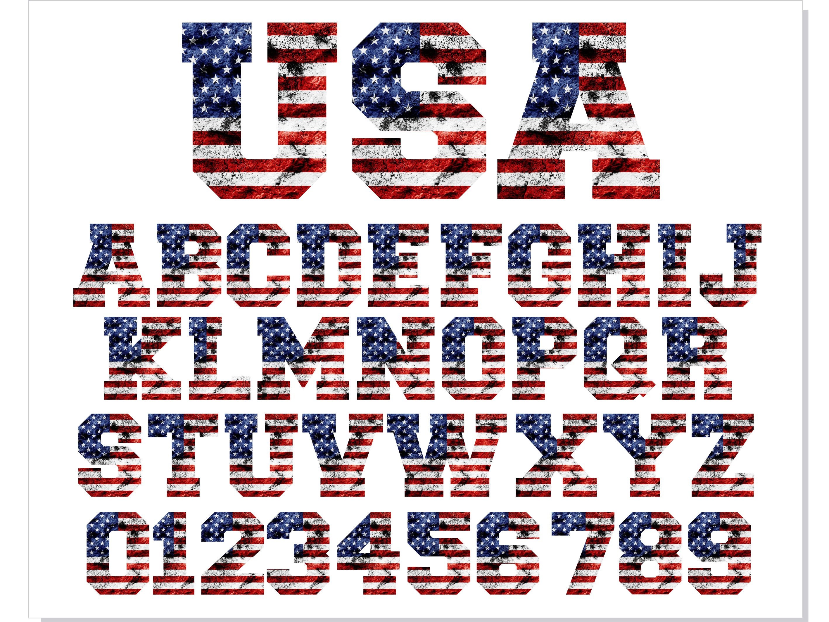 Usa Letters Flag Download American Flag U S A Letters | Wallpapers.com