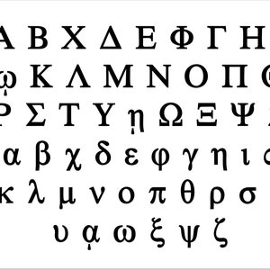 Greek Font SVG Cricut, Greek Font Otf, Greek Ancient Letters Svg, Greek ...